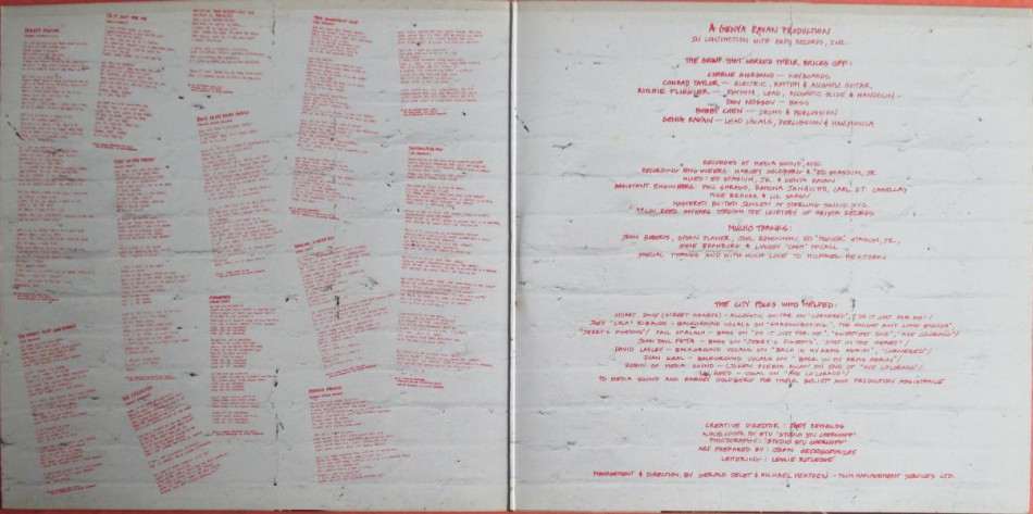 Genya Ravan - Urban Desire - Oracle Records